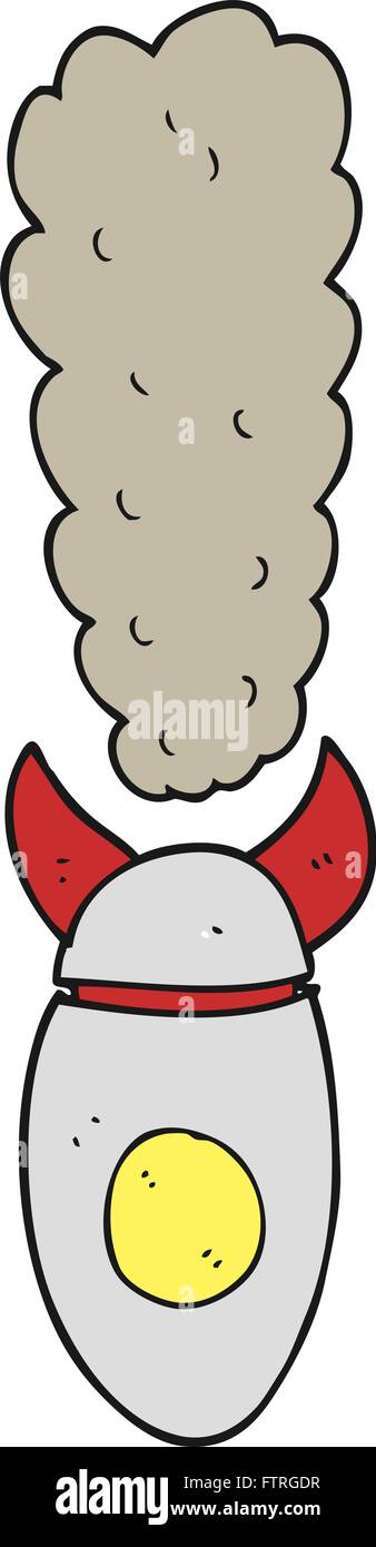 freehand drawn cartoon falling bomb Stock Vector Image & Art - Alamy