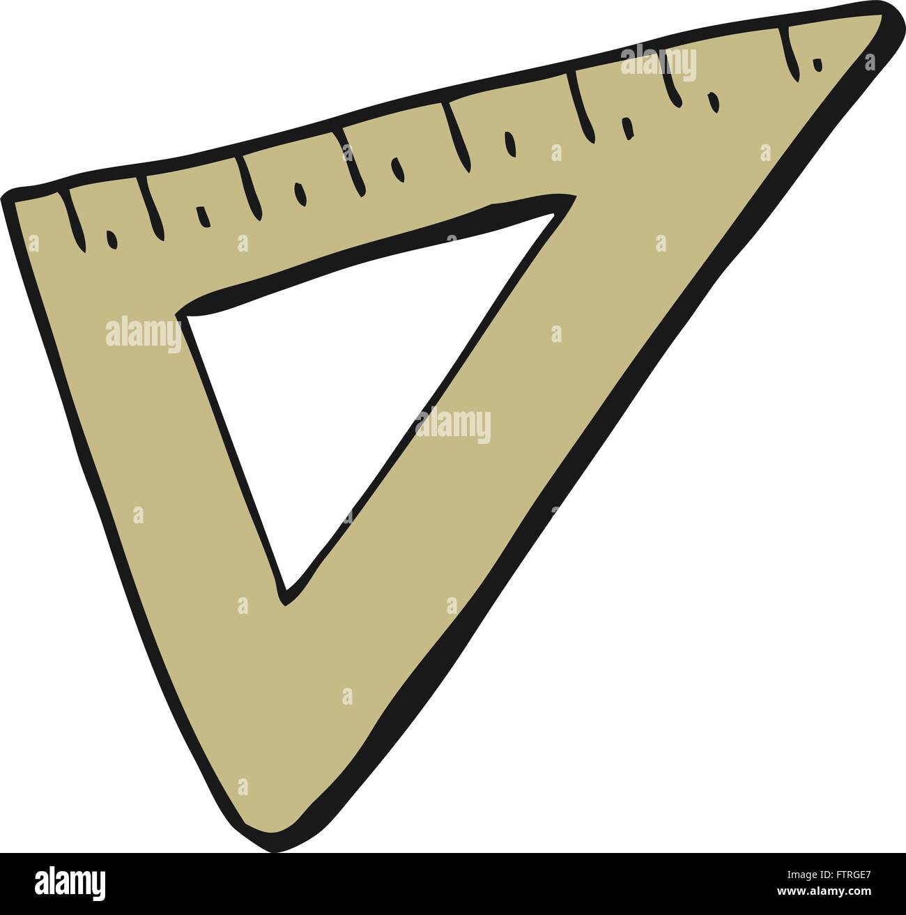 Freehand retro cartoon set square hi-res stock photography and images ...