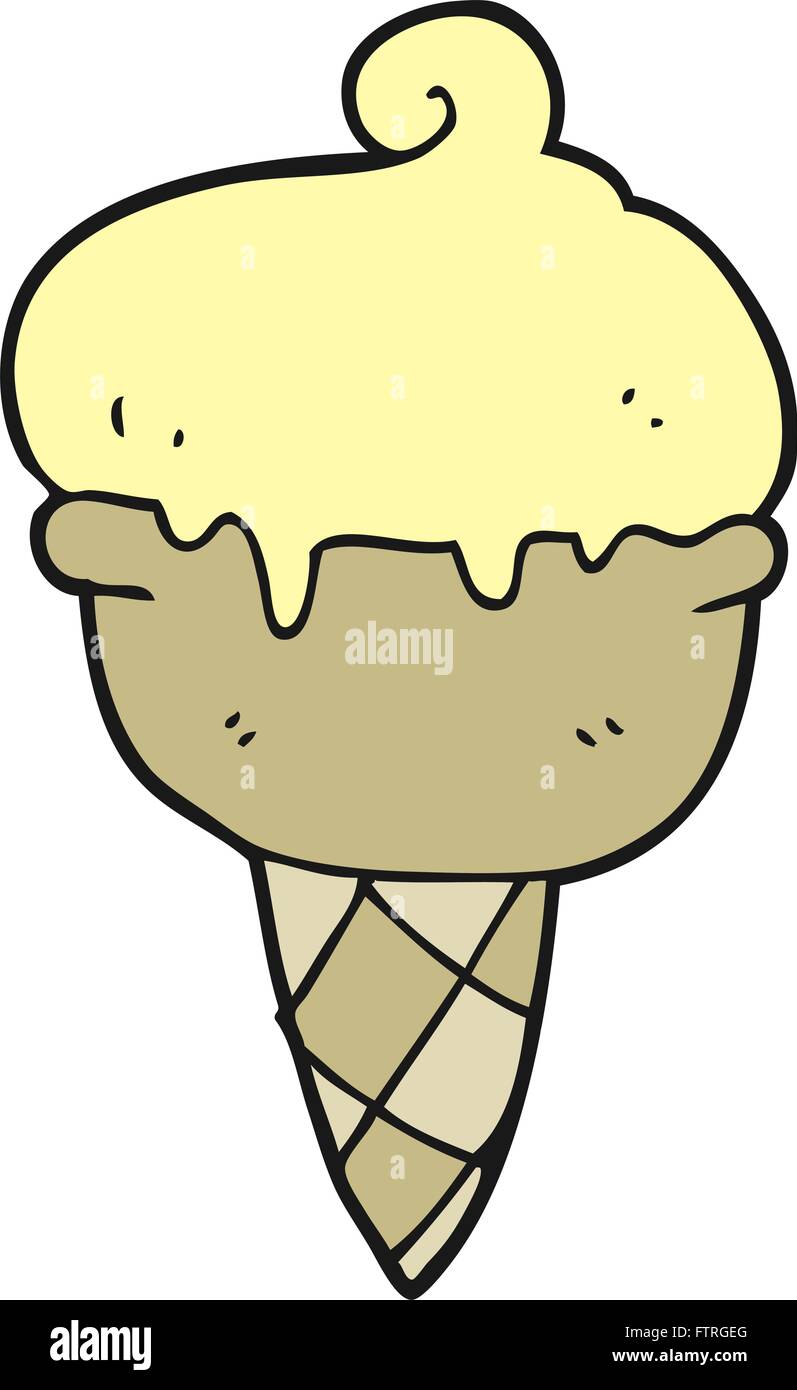 freehand drawn cartoon ice cream Stock Vector Image & Art - Alamy