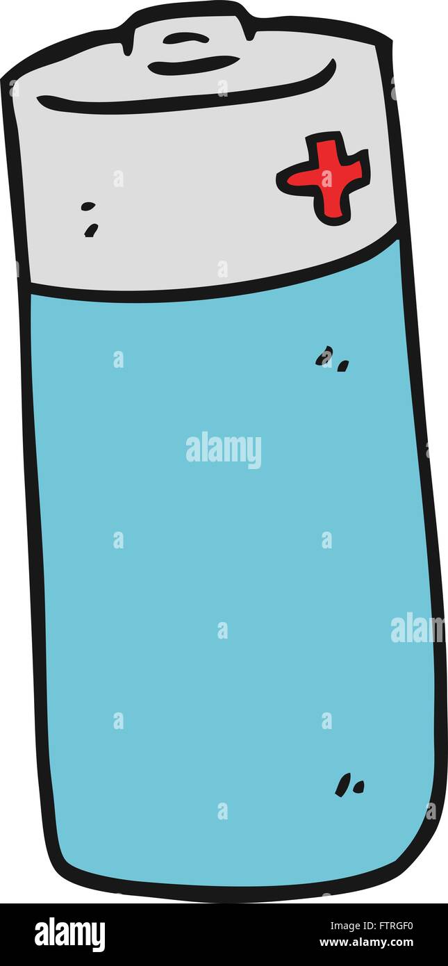freehand drawn cartoon battery Stock Vector Image & Art - Alamy