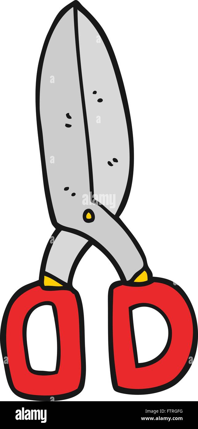 freehand drawn cartoon scissors Stock Vector Image & Art - Alamy