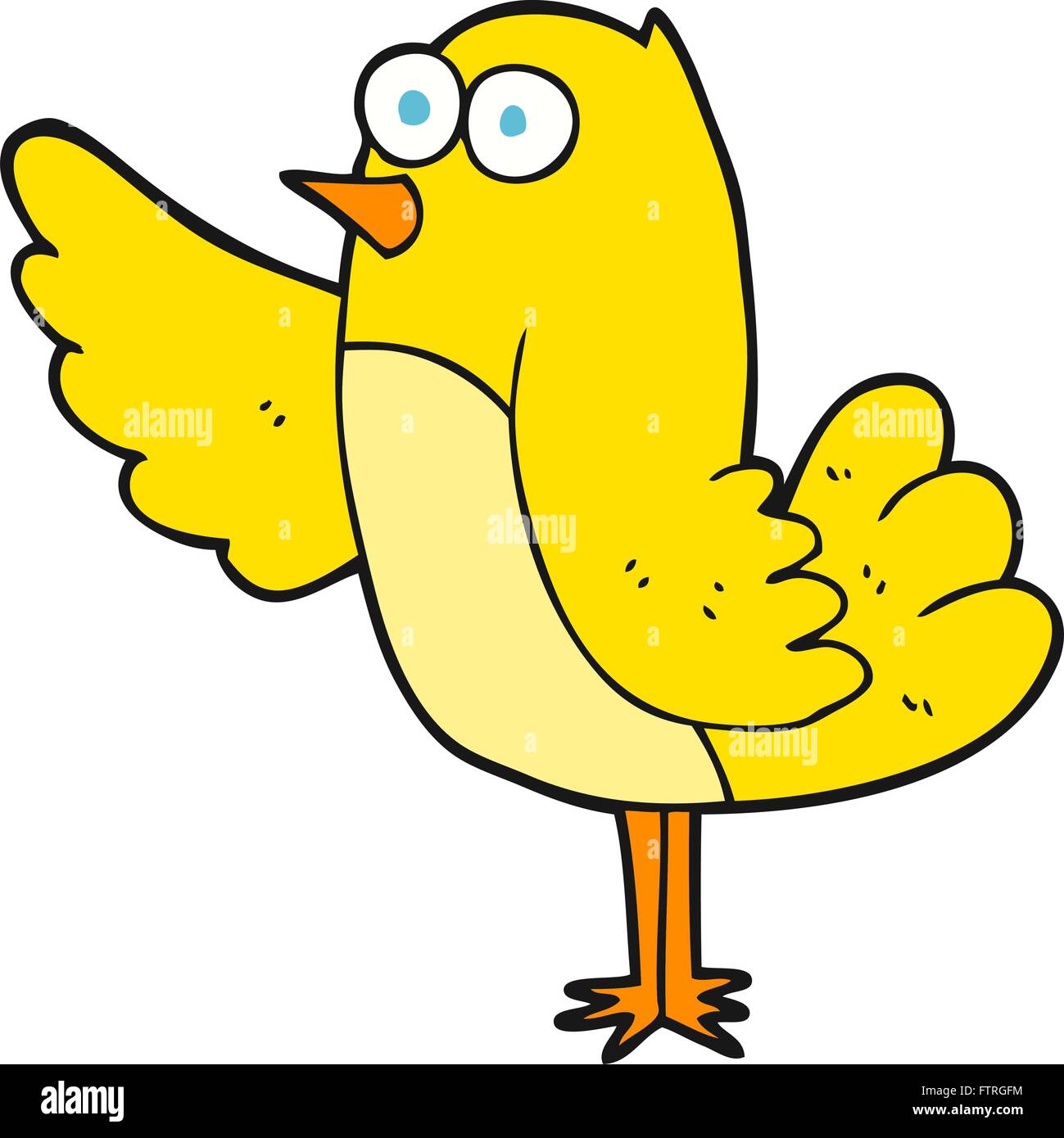 freehand drawn cartoon bird Stock Vector Image & Art - Alamy