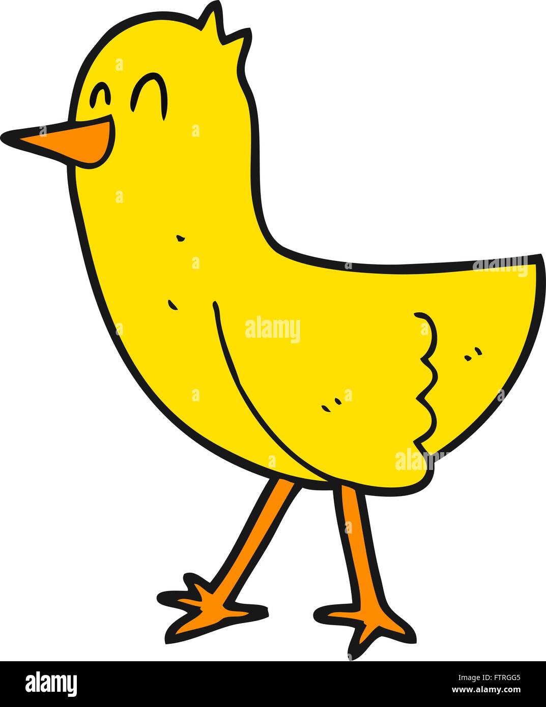 freehand drawn cartoon bird Stock Vector Image & Art - Alamy