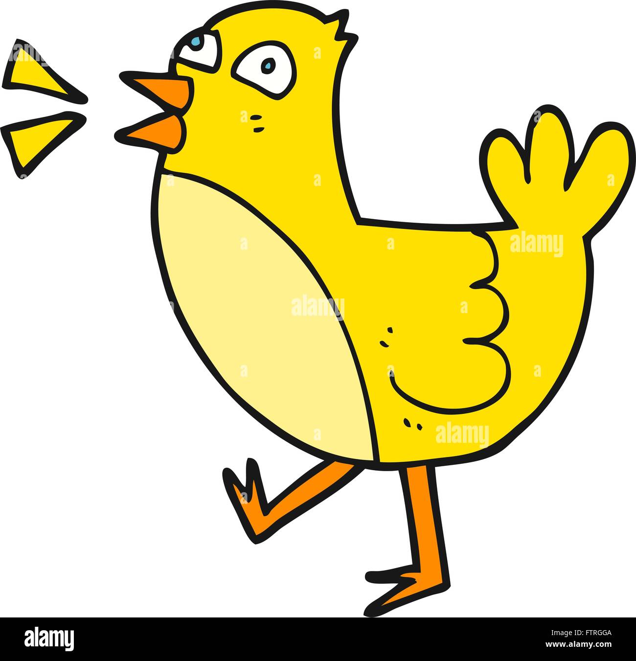 freehand drawn cartoon bird Stock Vector Image & Art - Alamy