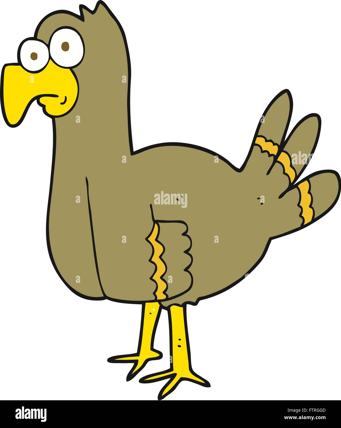 freehand drawn cartoon bird Stock Vector Image & Art - Alamy