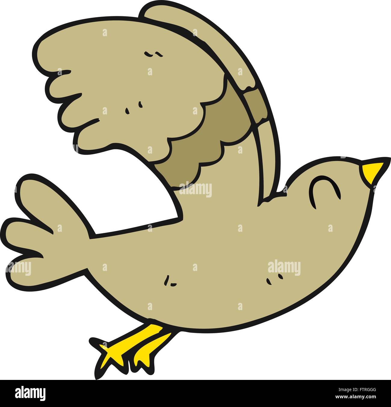 freehand drawn cartoon bird Stock Vector Image & Art - Alamy
