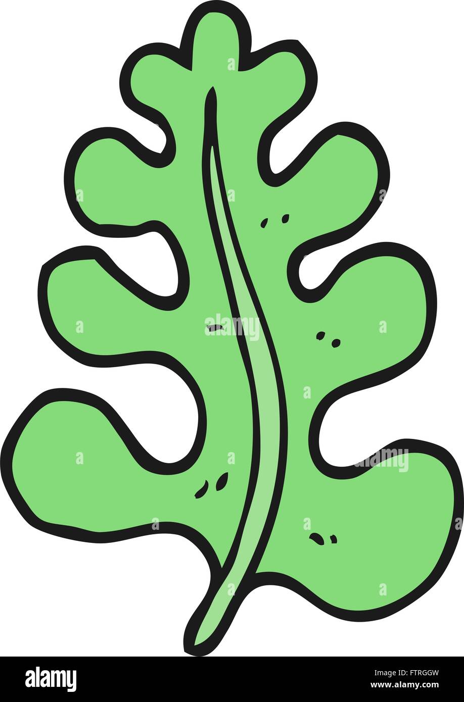 freehand drawn cartoon leaf Stock Vector Image & Art - Alamy