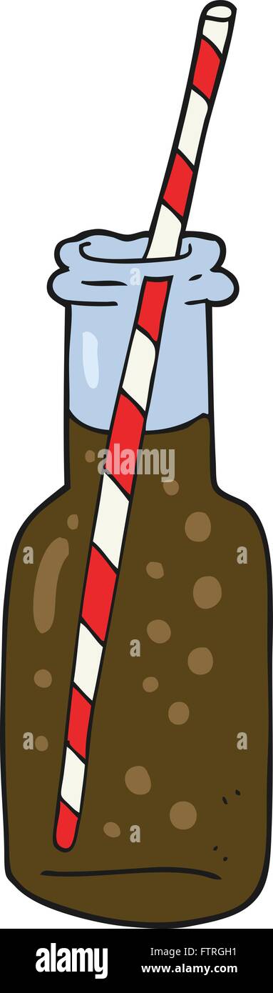 freehand drawn cartoon fizzy drink bottle Stock Vector Image & Art - Alamy
