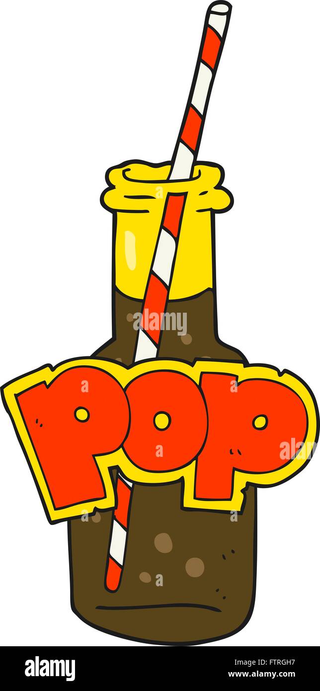 freehand drawn cartoon fizzy drink bottle Stock Vector Image & Art - Alamy