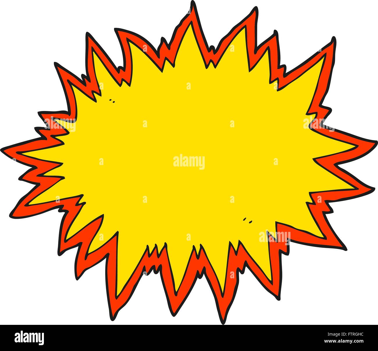 freehand drawn cartoon explosion sign Stock Vector Image & Art - Alamy