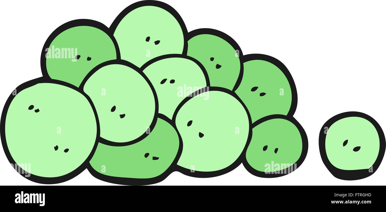 freehand drawn cartoon peas Stock Vector Image & Art - Alamy