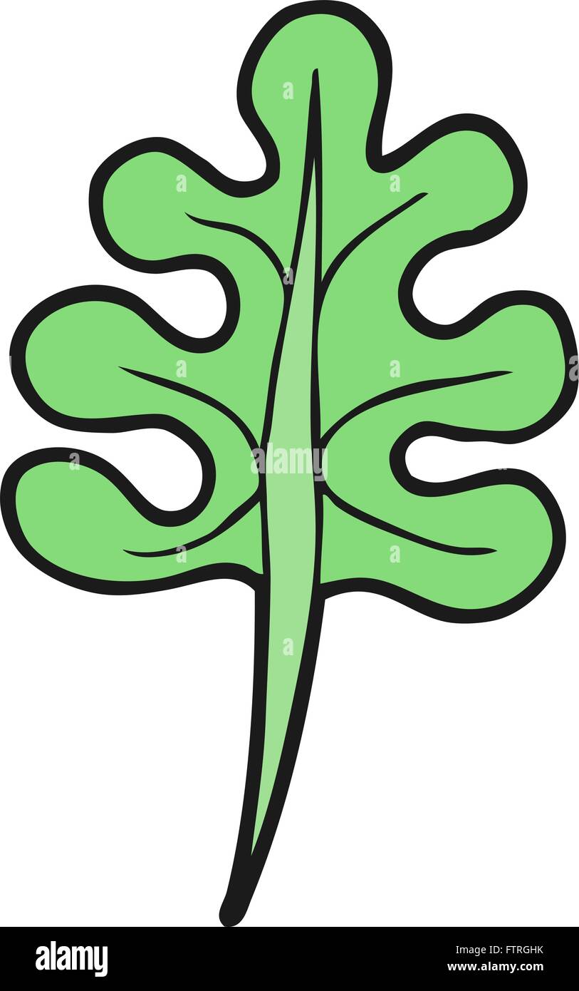 freehand drawn cartoon leaf Stock Vector Image & Art - Alamy