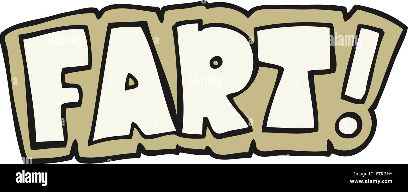 freehand drawn cartoon fart symbol Stock Vector Image & Art - Alamy