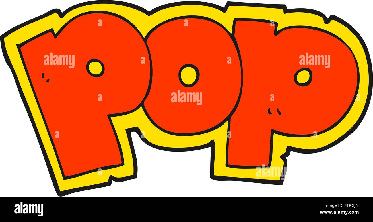 freehand drawn cartoon POP symbol Stock Vector Image & Art - Alamy