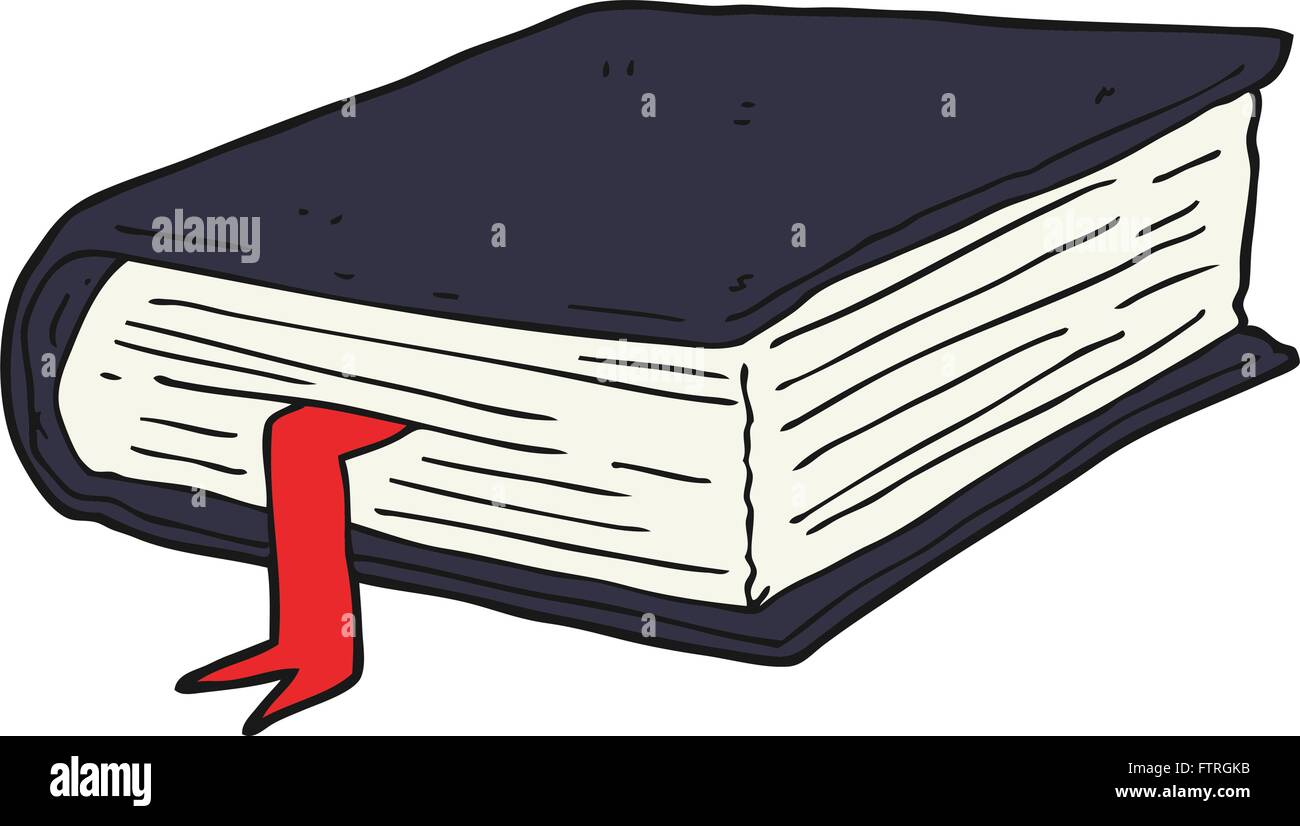 freehand drawn cartoon thick book Stock Vector Image & Art - Alamy
