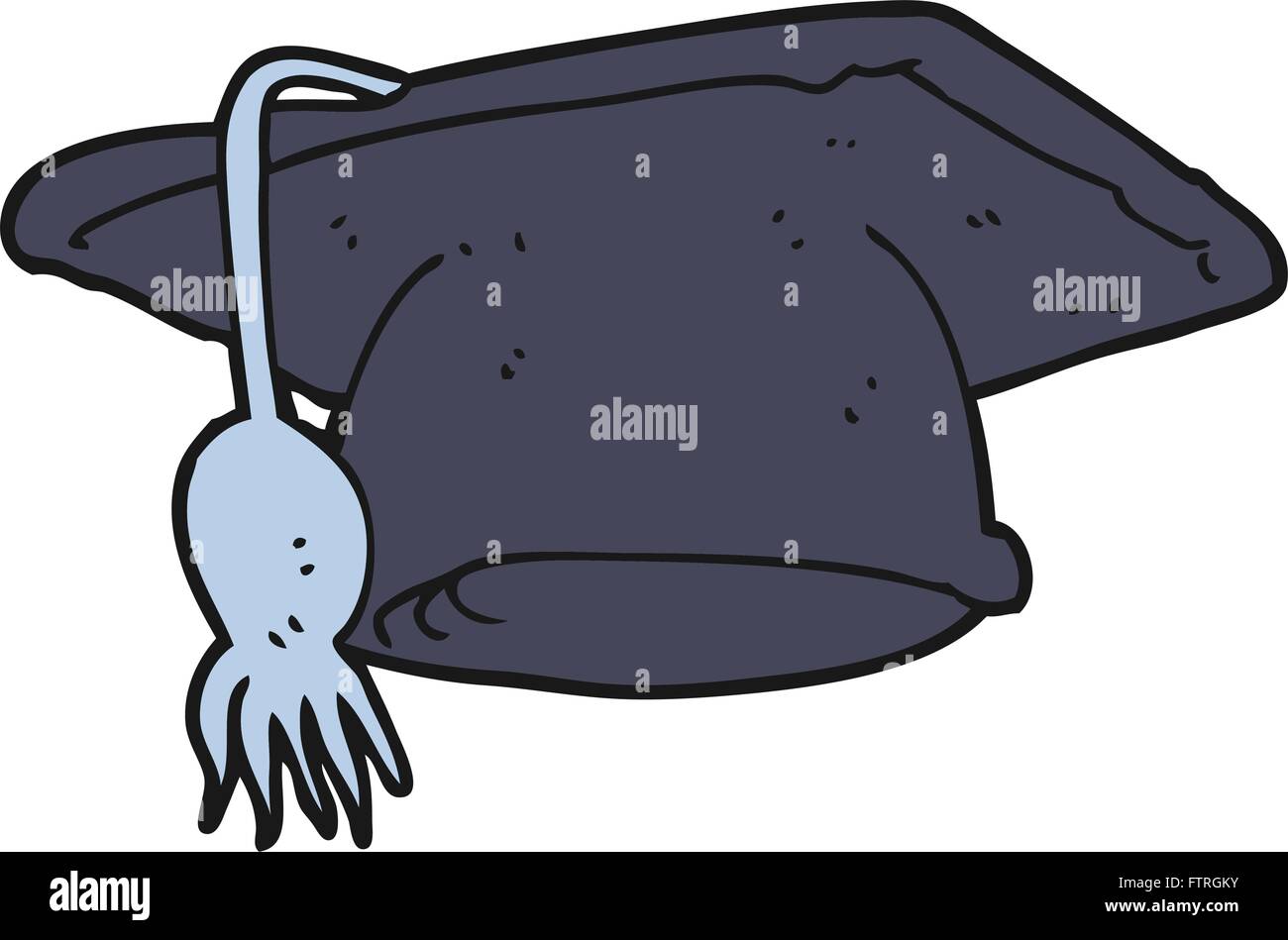 freehand drawn cartoon graduation cap Stock Vector Image & Art - Alamy