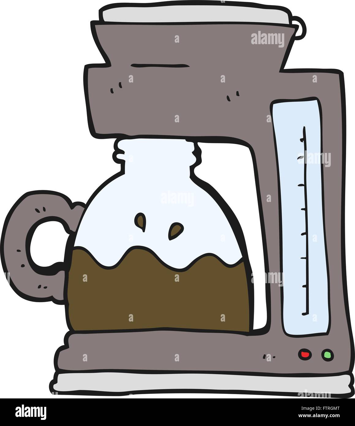 Freehand drawn cartoon coffee filter hi-res stock photography and ...