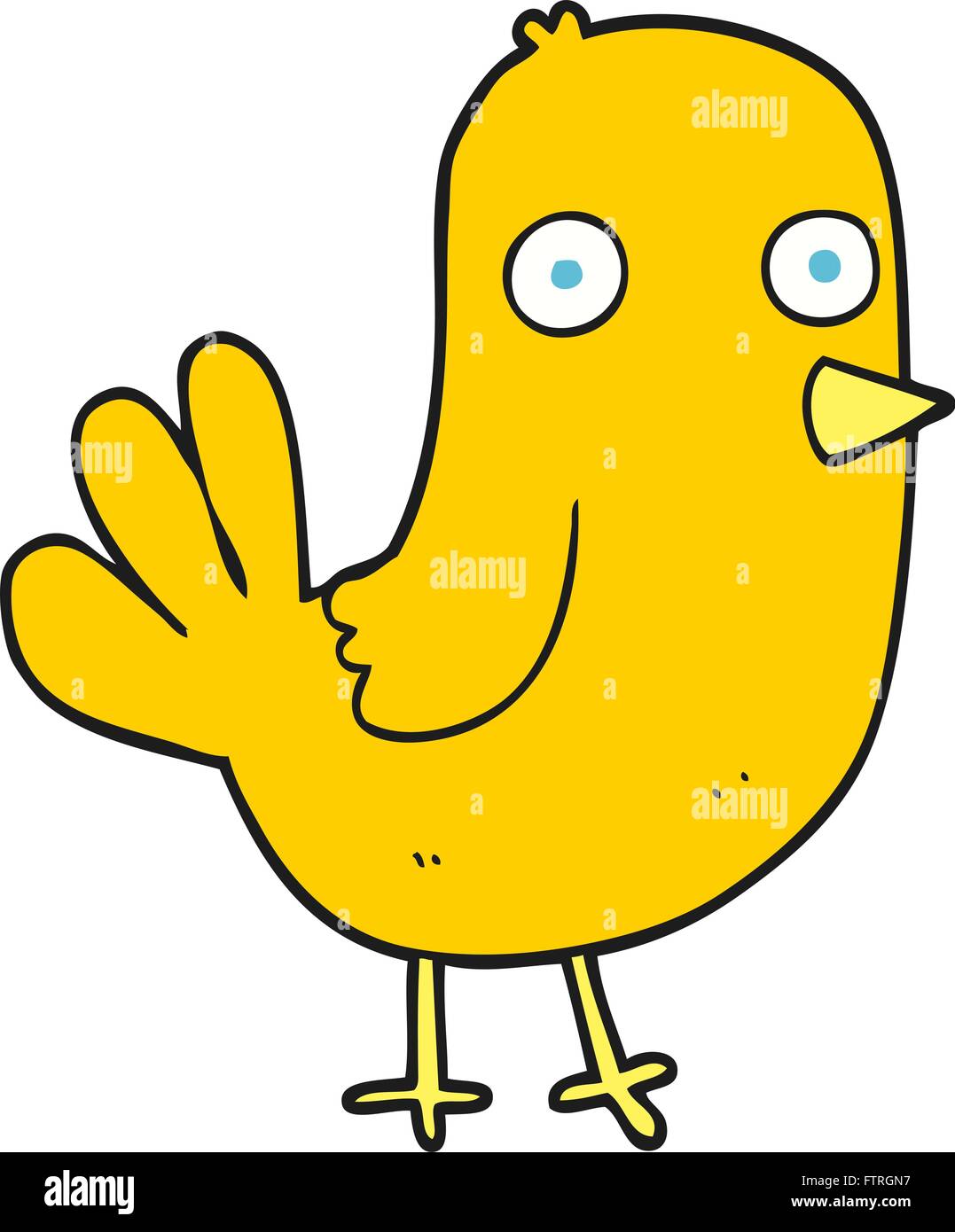 freehand drawn cartoon bird Stock Vector Image & Art - Alamy