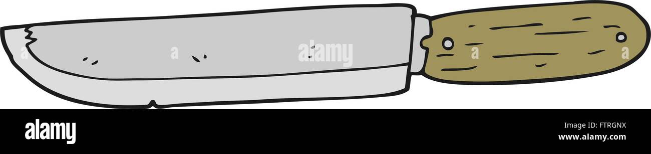 freehand drawn cartoon knife Stock Vector Image & Art - Alamy
