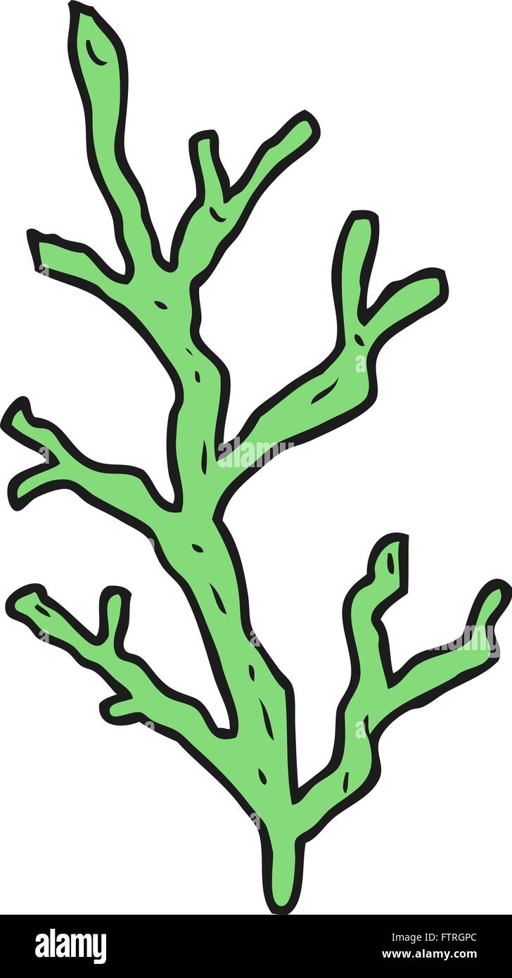freehand drawn cartoon seaweed Stock Vector Image & Art - Alamy