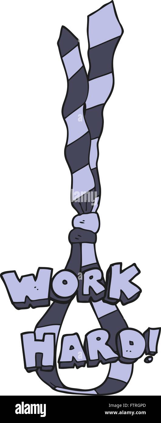 freehand drawn cartoon work hard symbol Stock Vector Image & Art - Alamy