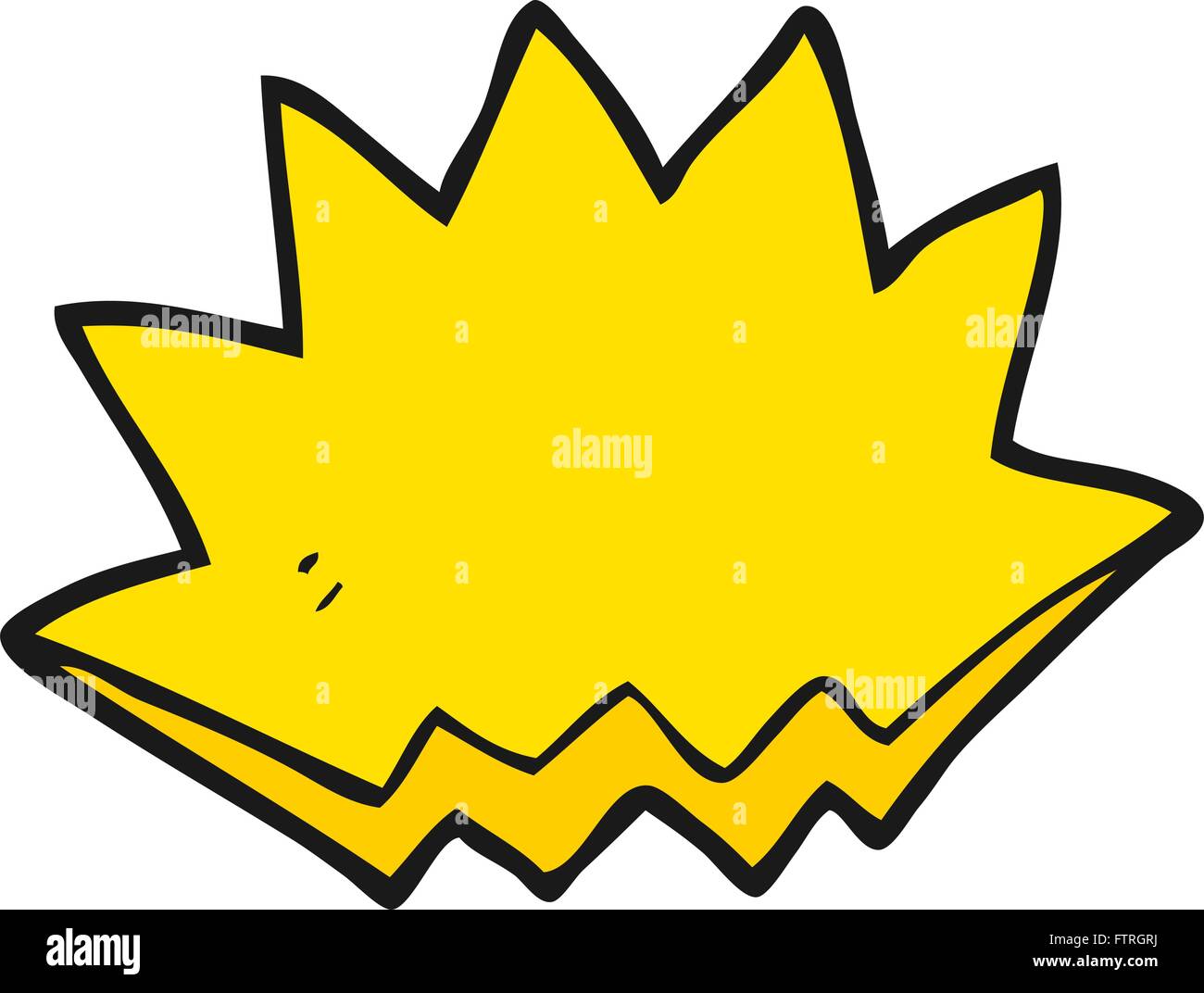 freehand drawn cartoon explosion decorative symbol Stock Vector Image ...