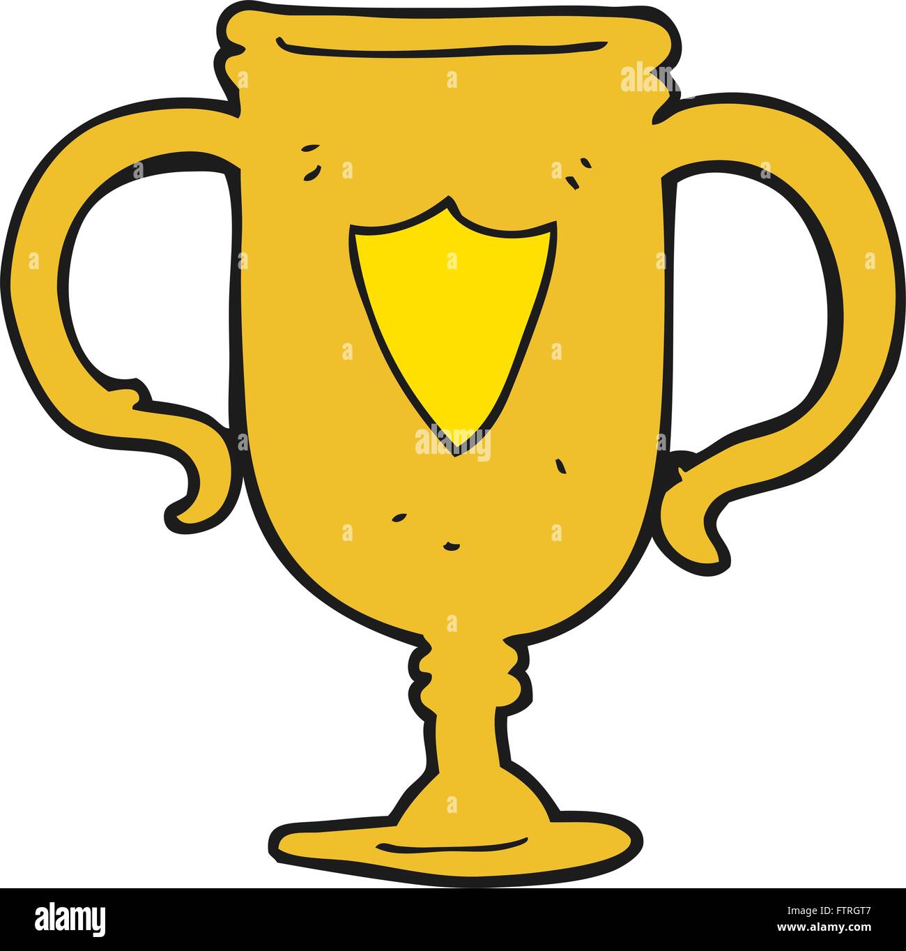 freehand drawn cartoon sports trophy Stock Vector Image & Art - Alamy