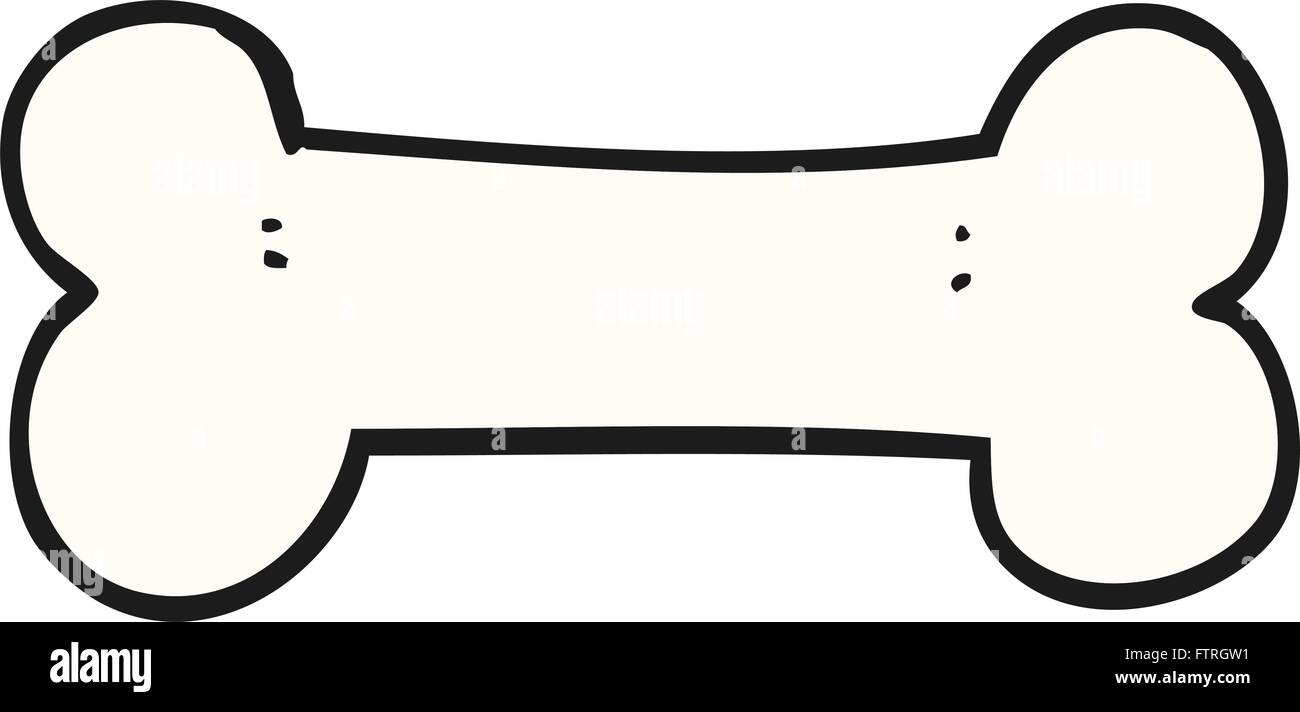 freehand drawn cartoon bone Stock Vector Image & Art - Alamy