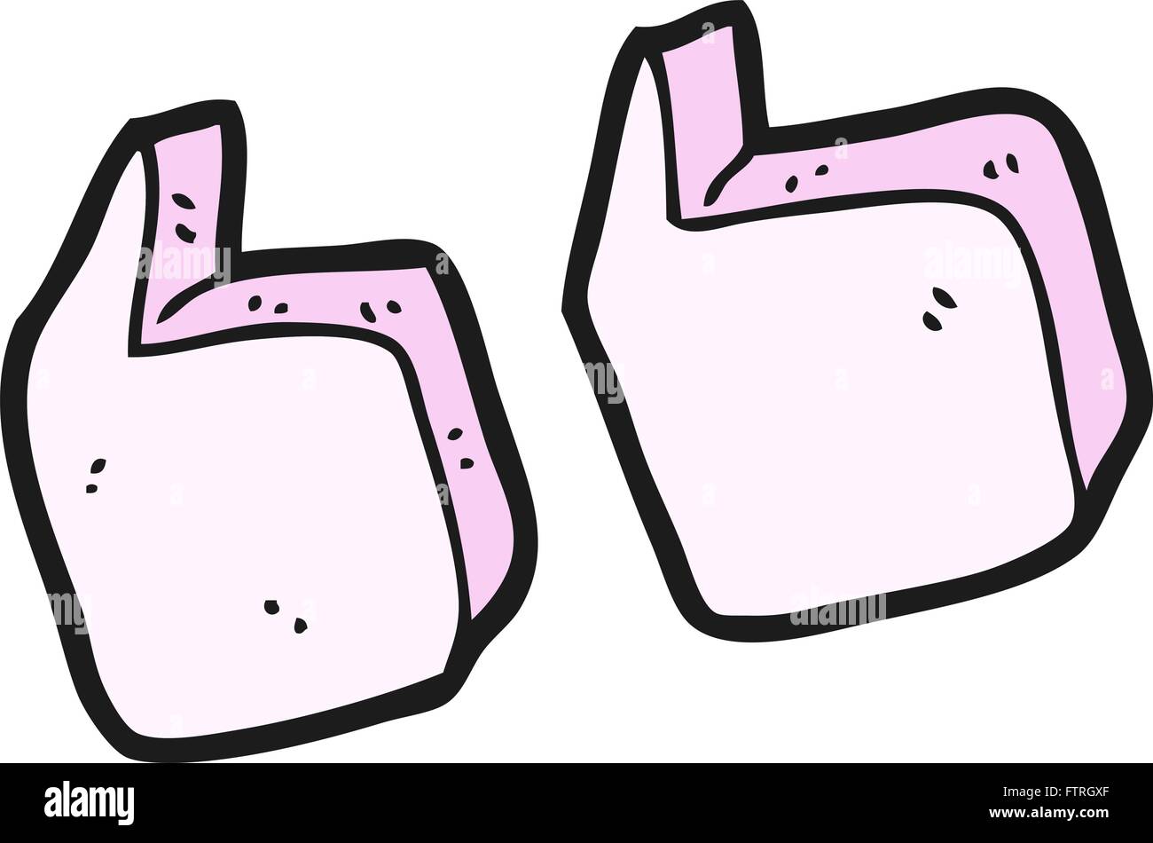 freehand drawn cartoon quotation marks Stock Vector Image & Art - Alamy