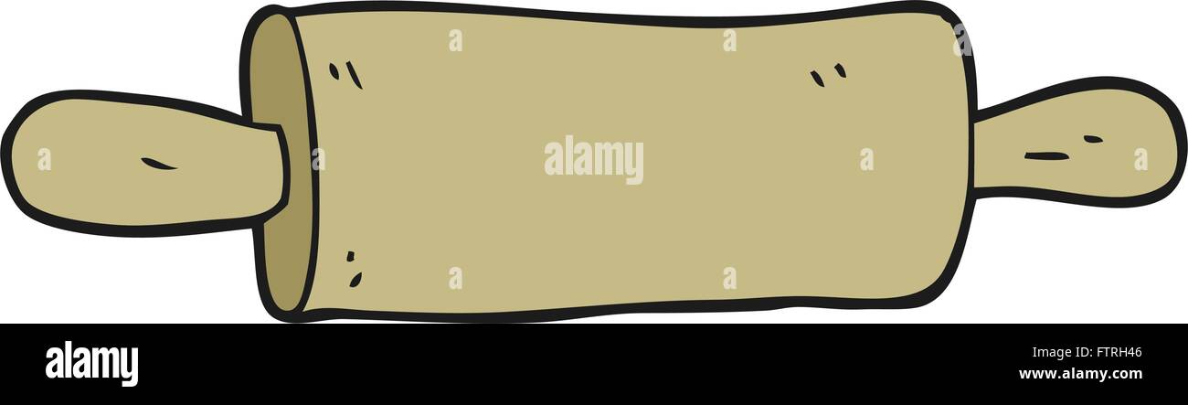 freehand drawn cartoon rolling pin Stock Vector Image & Art - Alamy