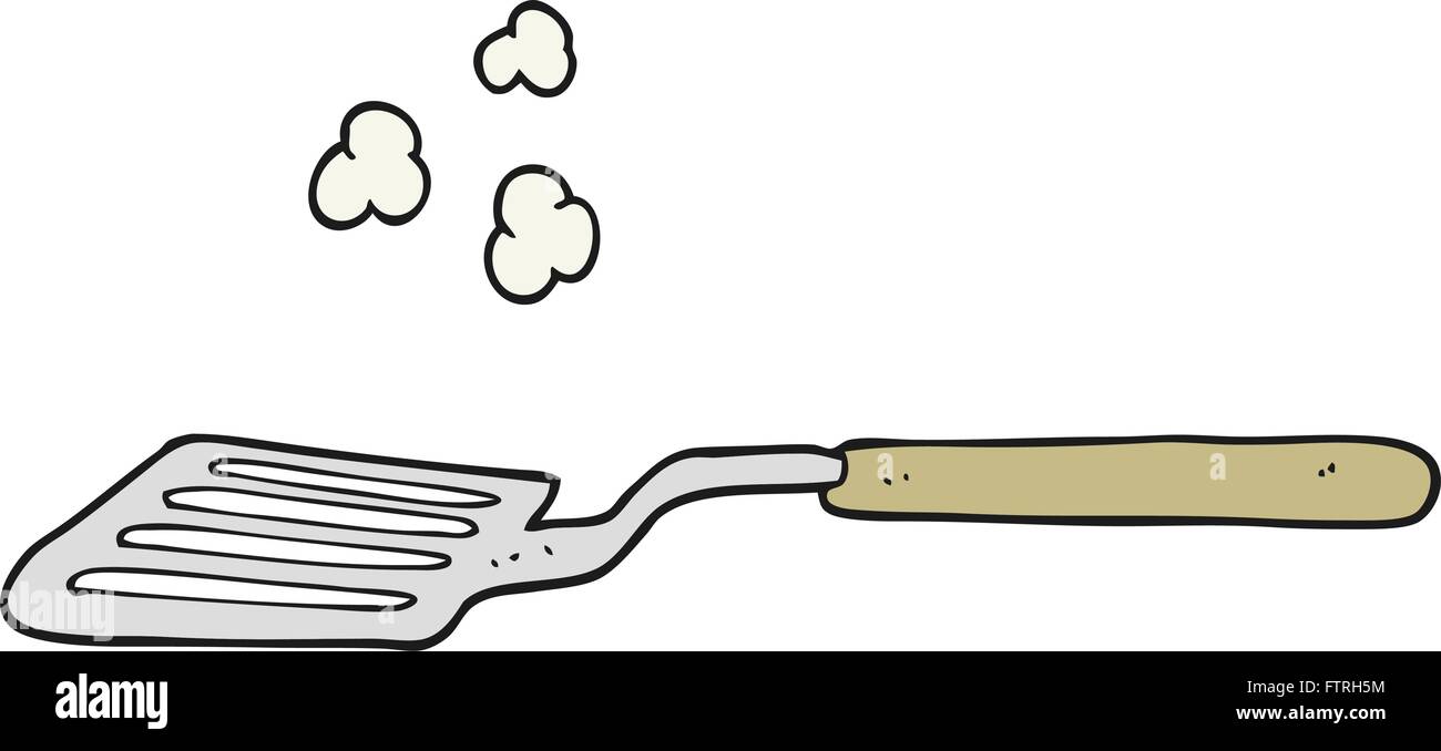 freehand drawn cartoon spatula Stock Vector Image & Art - Alamy