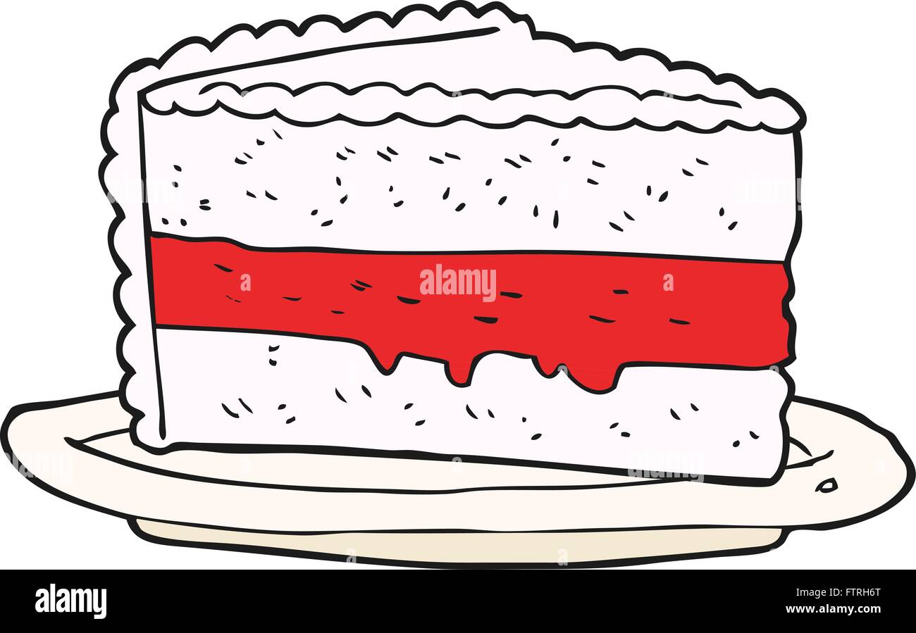 freehand drawn cartoon cake Stock Vector Image & Art - Alamy
