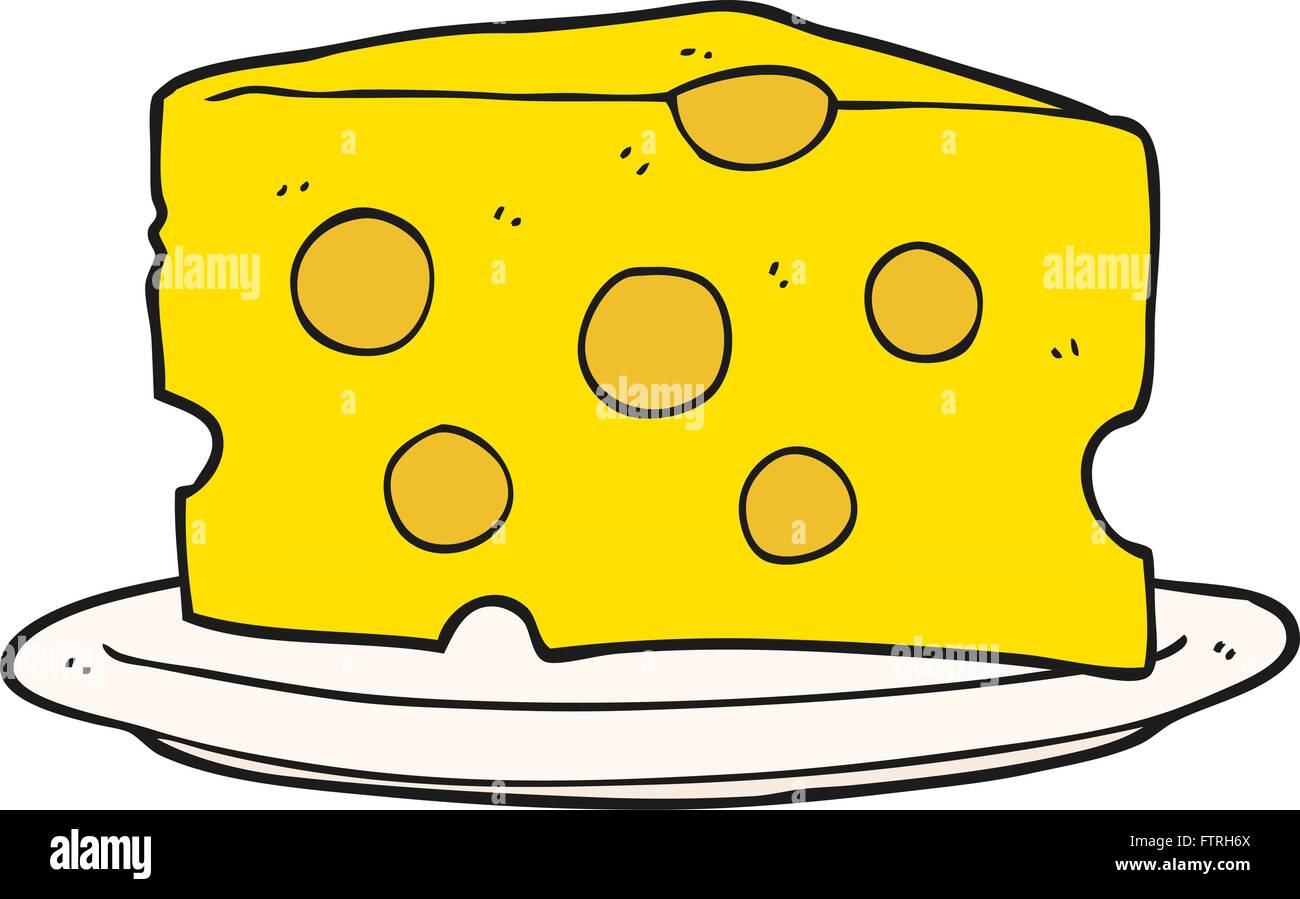 freehand drawn cartoon cheese Stock Vector Image & Art - Alamy