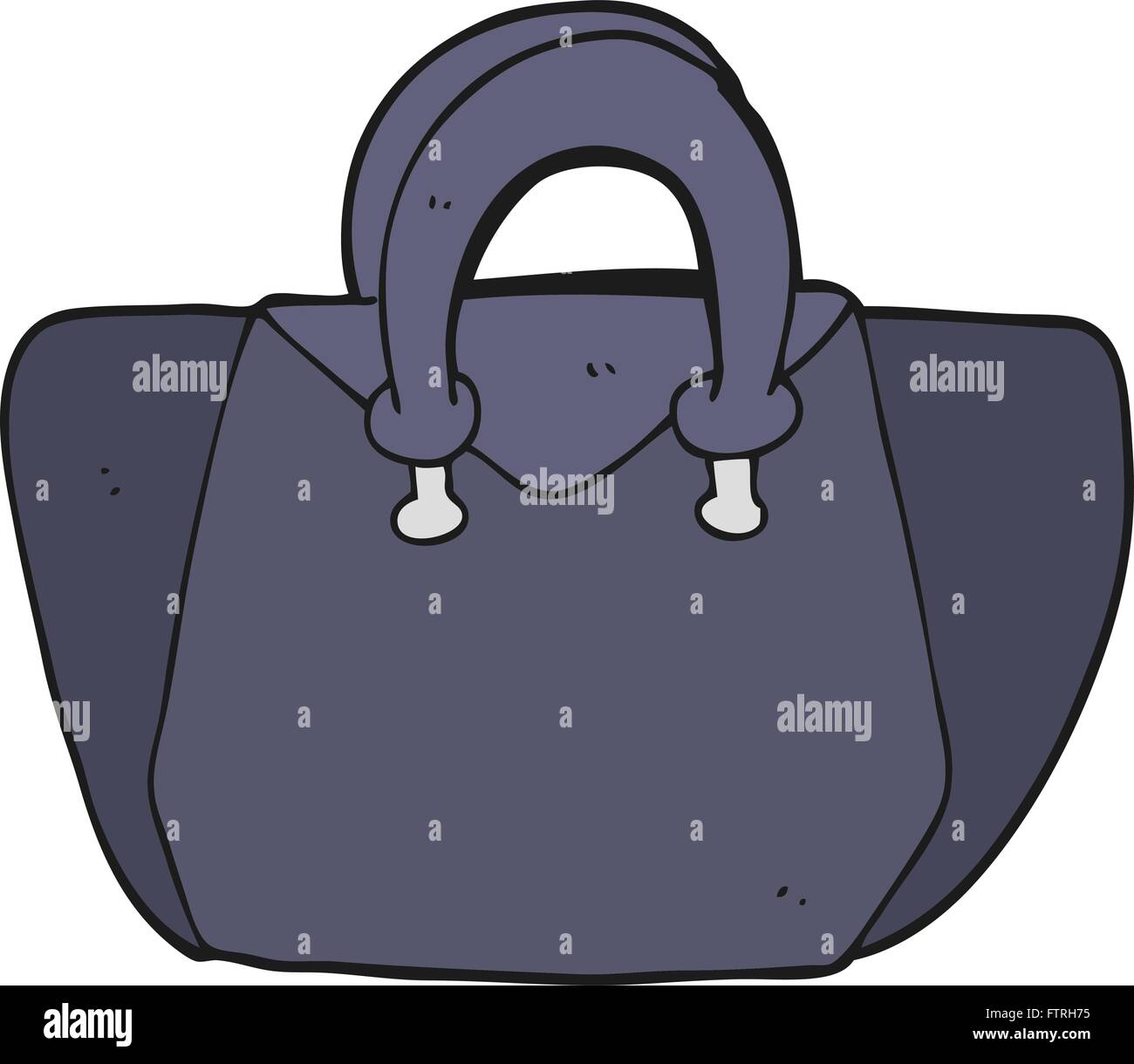 freehand drawn cartoon handbag Stock Vector Image & Art - Alamy