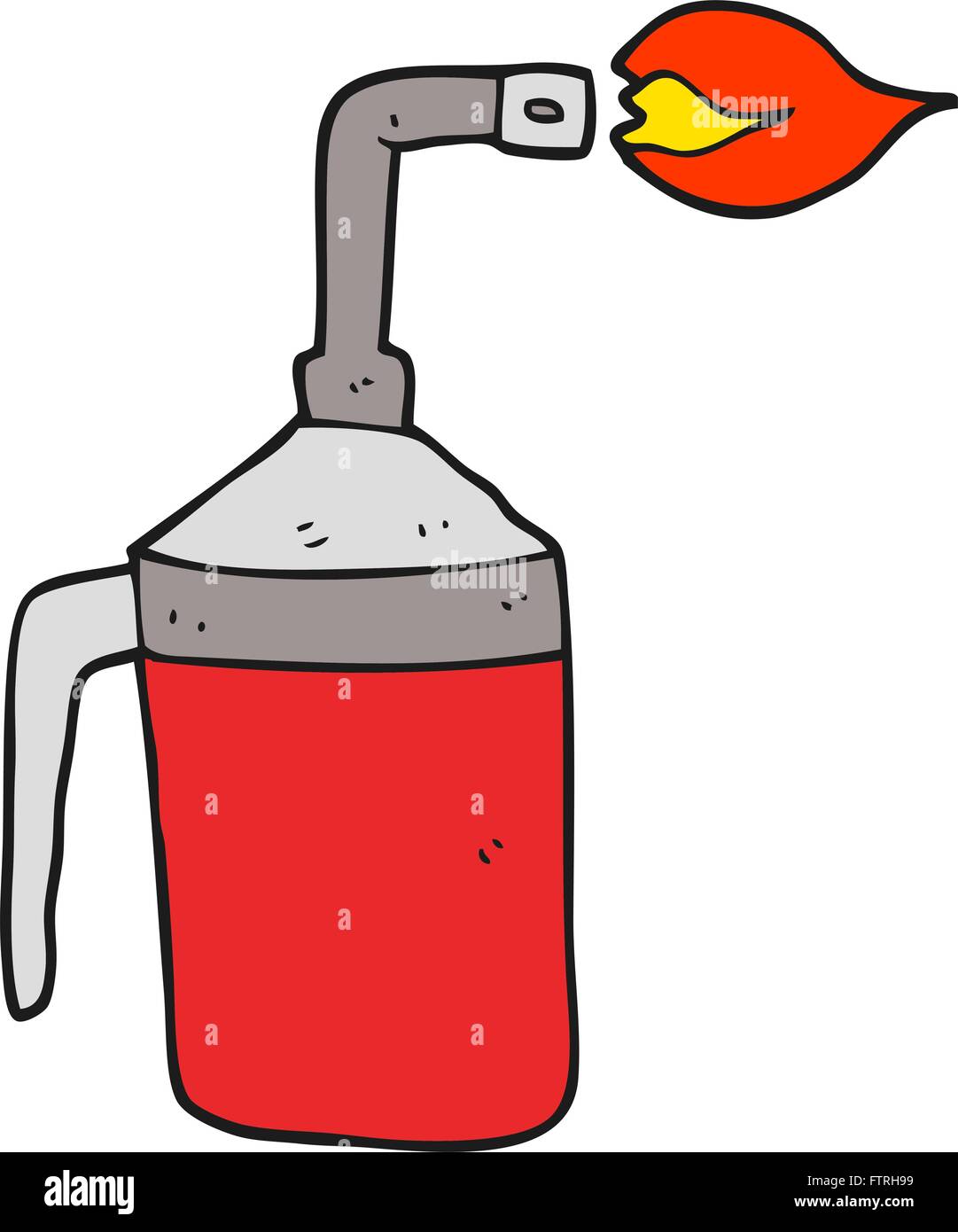 freehand drawn cartoon blow torch Stock Vector Image & Art - Alamy