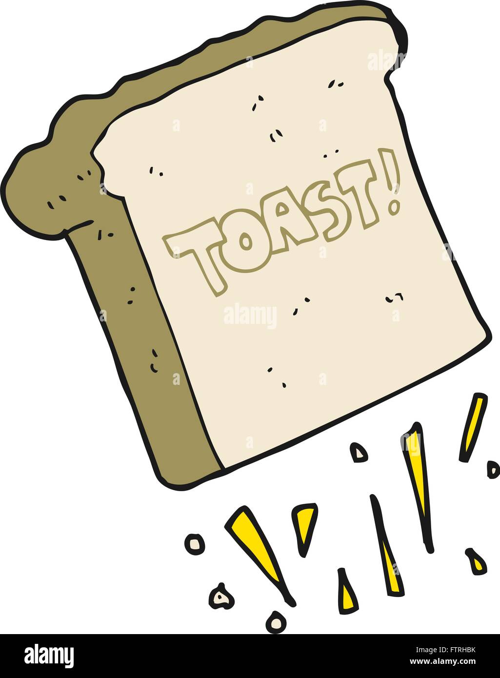 freehand drawn cartoon toast Stock Vector Image & Art - Alamy