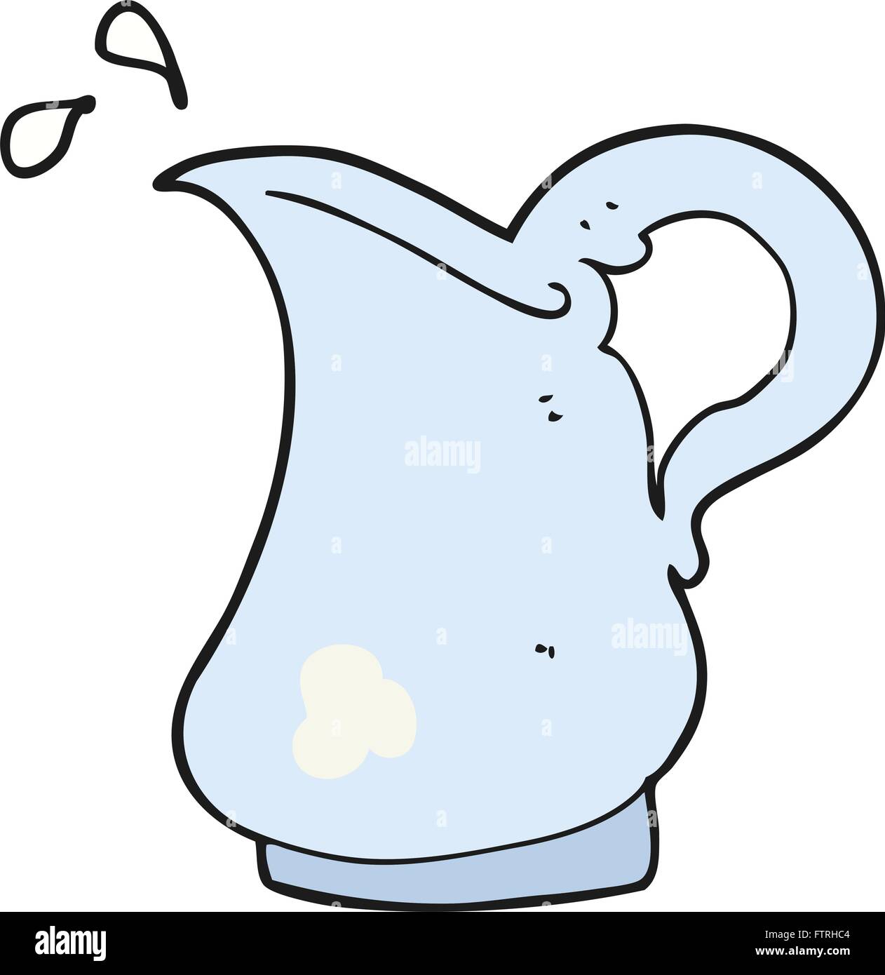 freehand drawn cartoon milk jug Stock Vector Image & Art - Alamy