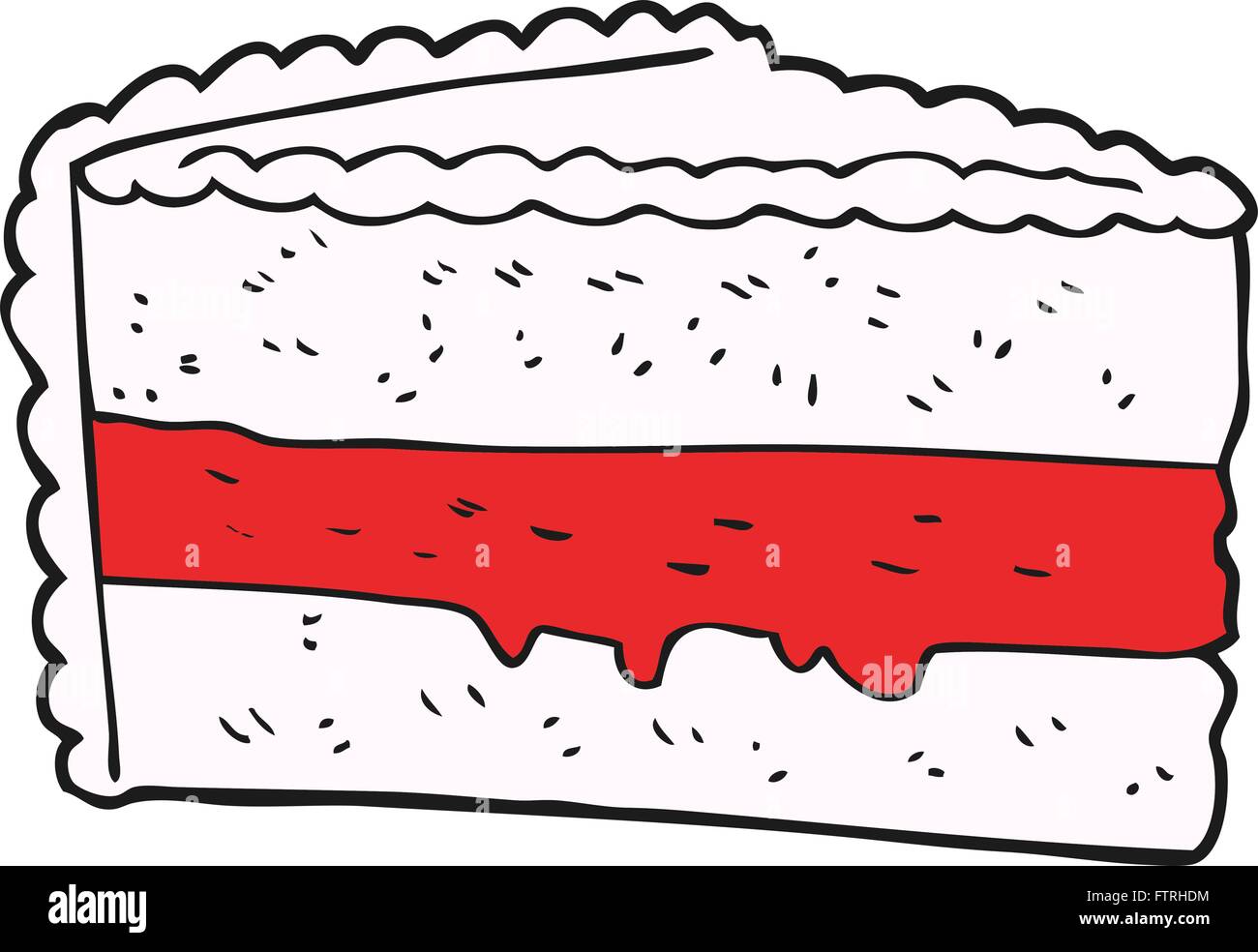 freehand drawn cartoon cake Stock Vector Image & Art - Alamy