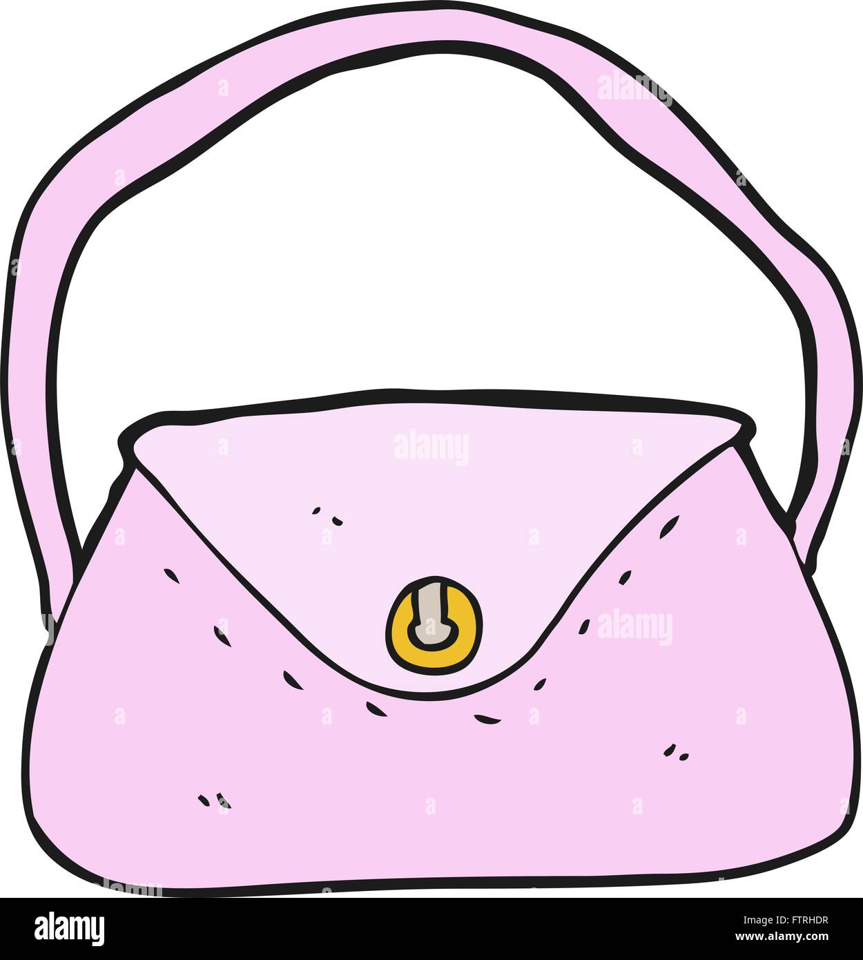 freehand drawn cartoon purse Stock Vector Image & Art - Alamy