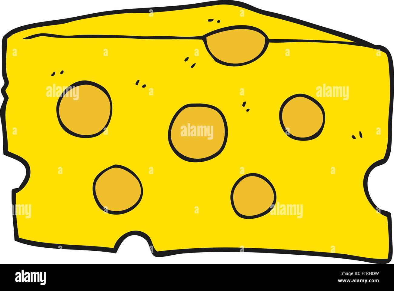 freehand drawn cartoon cheese Stock Vector Image & Art - Alamy