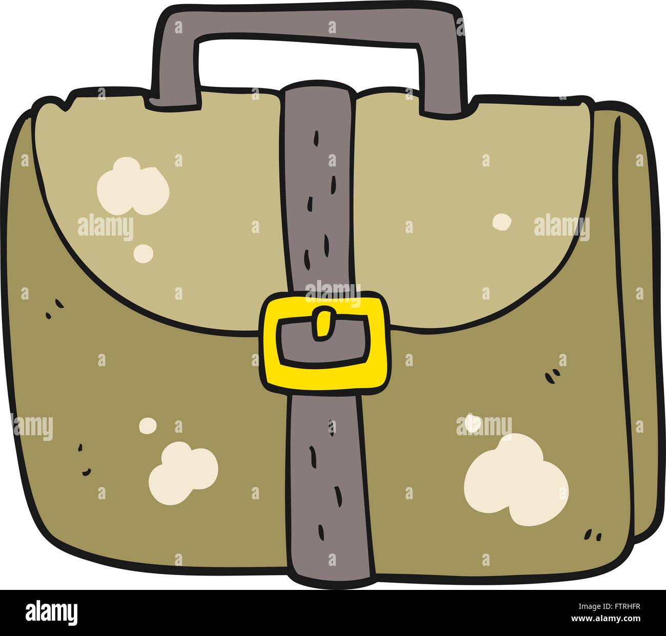 freehand drawn cartoon old work bag Stock Vector Image & Art - Alamy