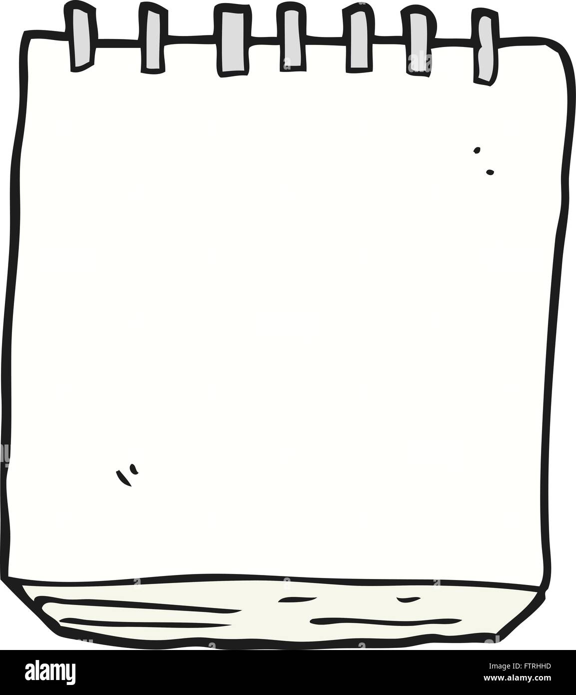 freehand drawn cartoon note pad Stock Vector Image & Art - Alamy