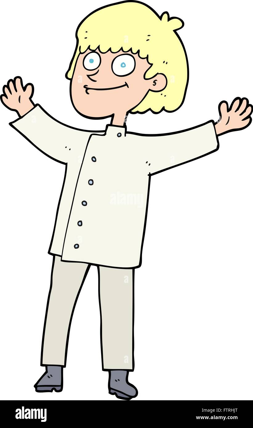 freehand drawn cartoon chef Stock Vector Image & Art - Alamy