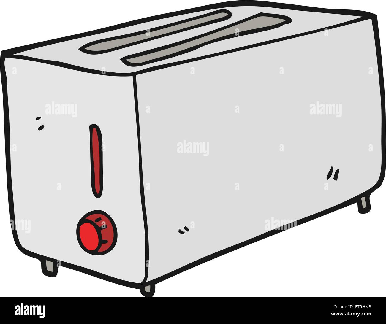 freehand drawn cartoon toaster Stock Vector Image & Art - Alamy
