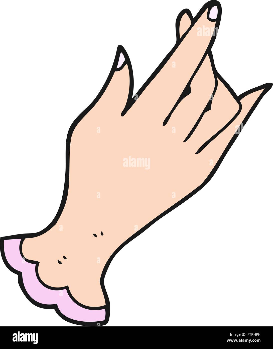 freehand drawn cartoon hand Stock Vector Image & Art - Alamy