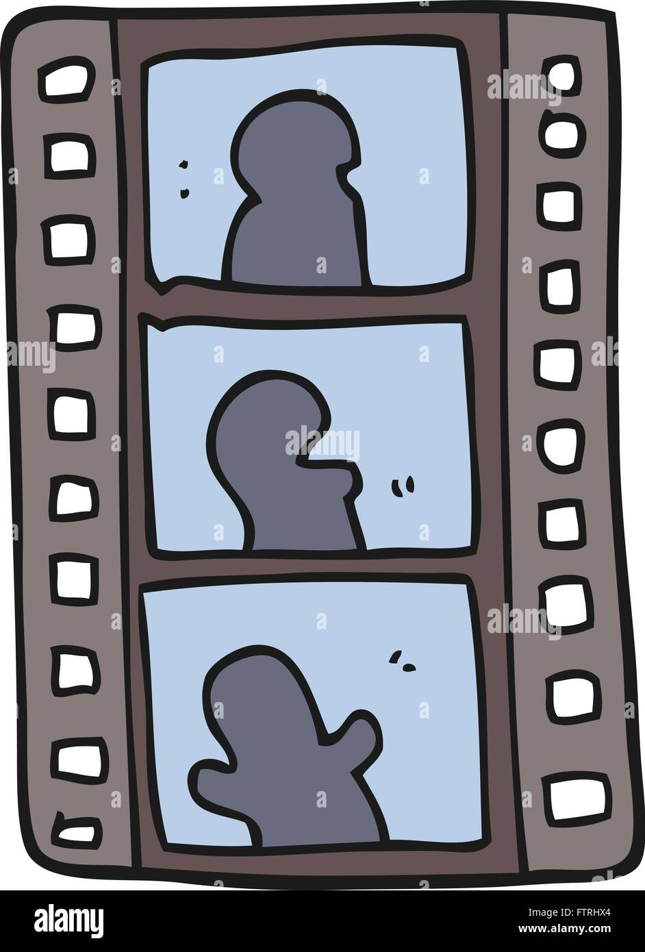 freehand drawn cartoon film strip Stock Vector Image & Art - Alamy