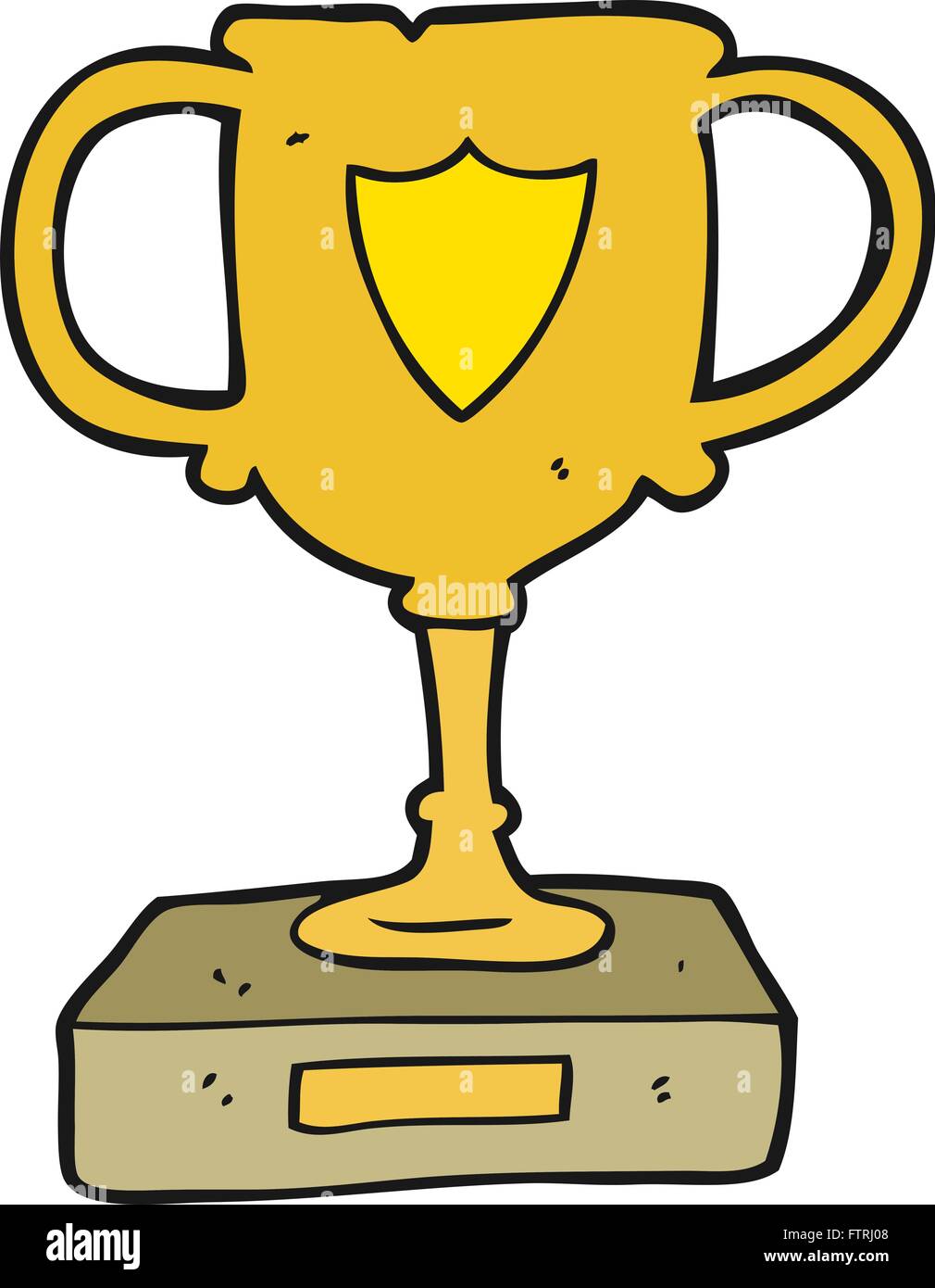 freehand drawn cartoon trophy Stock Vector Image & Art - Alamy