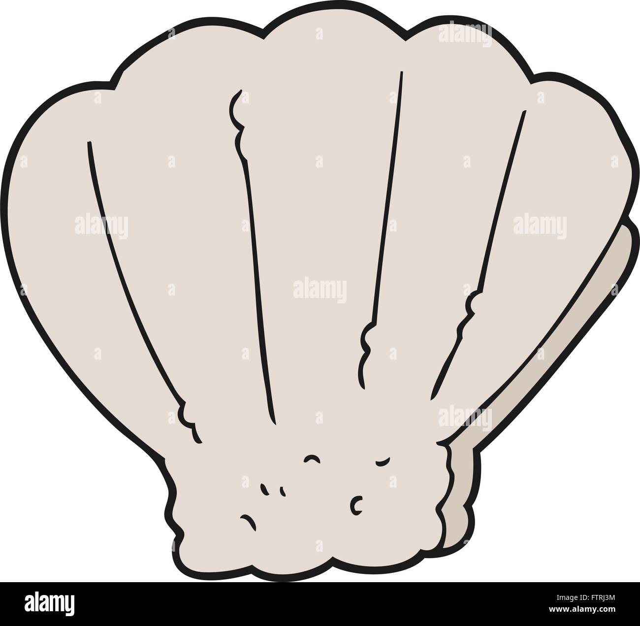 freehand drawn cartoon shell Stock Vector Image & Art - Alamy