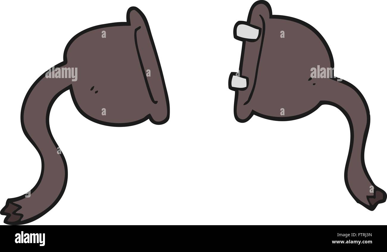 freehand drawn cartoon electrical plugs Stock Vector Image & Art - Alamy