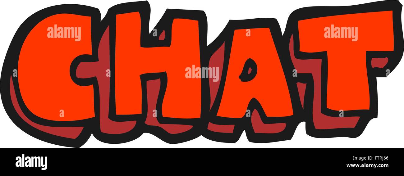freehand drawn cartoon chat symbol Stock Vector Image & Art - Alamy